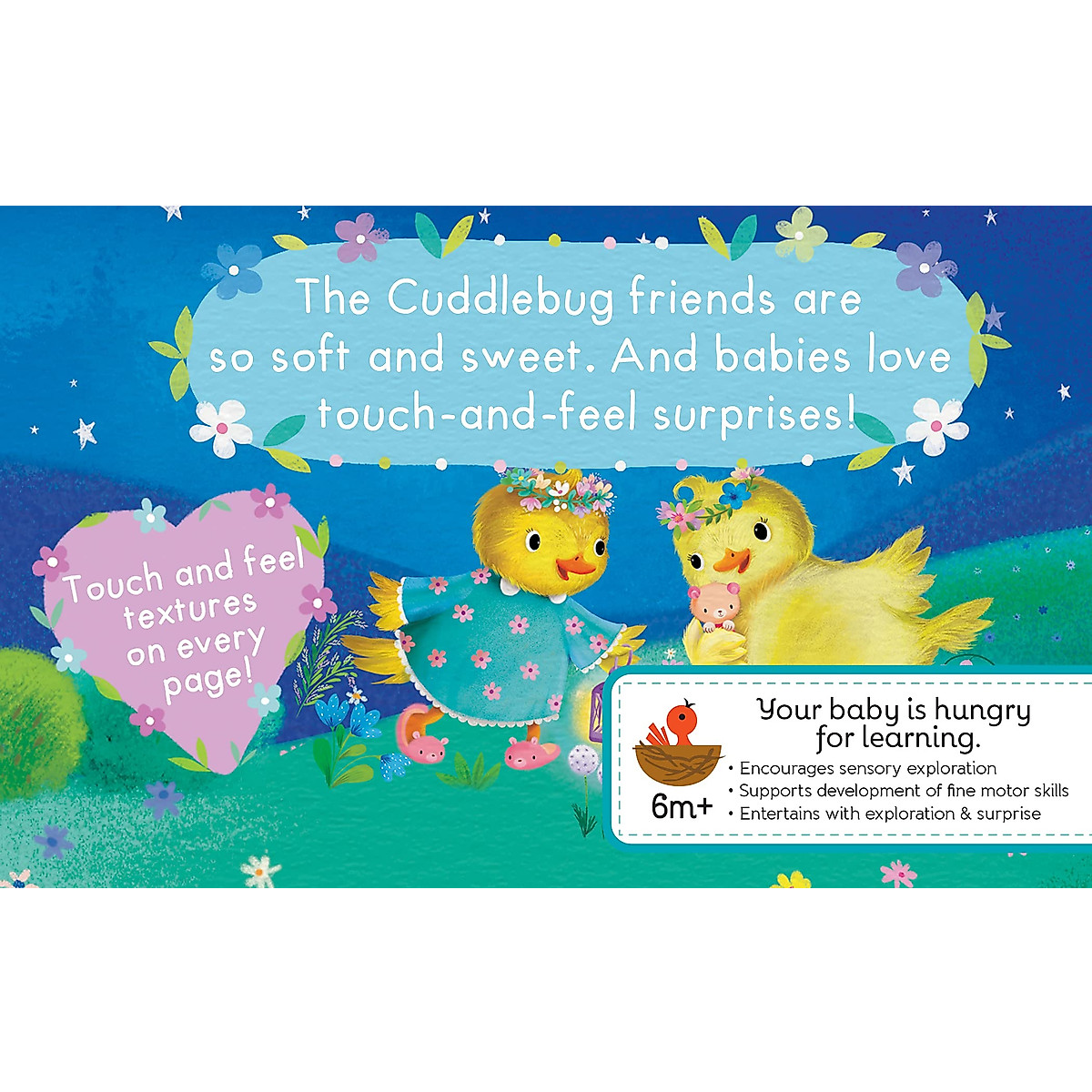 Touch & Feel: Good Night, Cuddlebug Lane: Baby & Toddler Touch and Feel Sensory Board Book