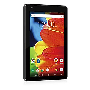 RCA RCT6873W42 Voyager 7 16GB Tablet 1024 X 600 Resolution 1.2GHz Intel Atom Quad-Core Processor Android 6.0 Marshmallow, Black