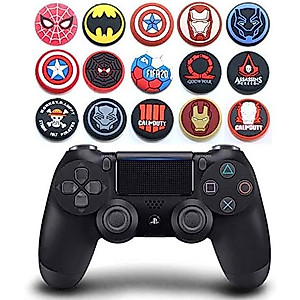for PS5 PS4 PS3 Xbox 360 Xbox One Switch Pro Wii u Controller Silicone Thumb Grip Cap Joystick Thumbstick (#A)