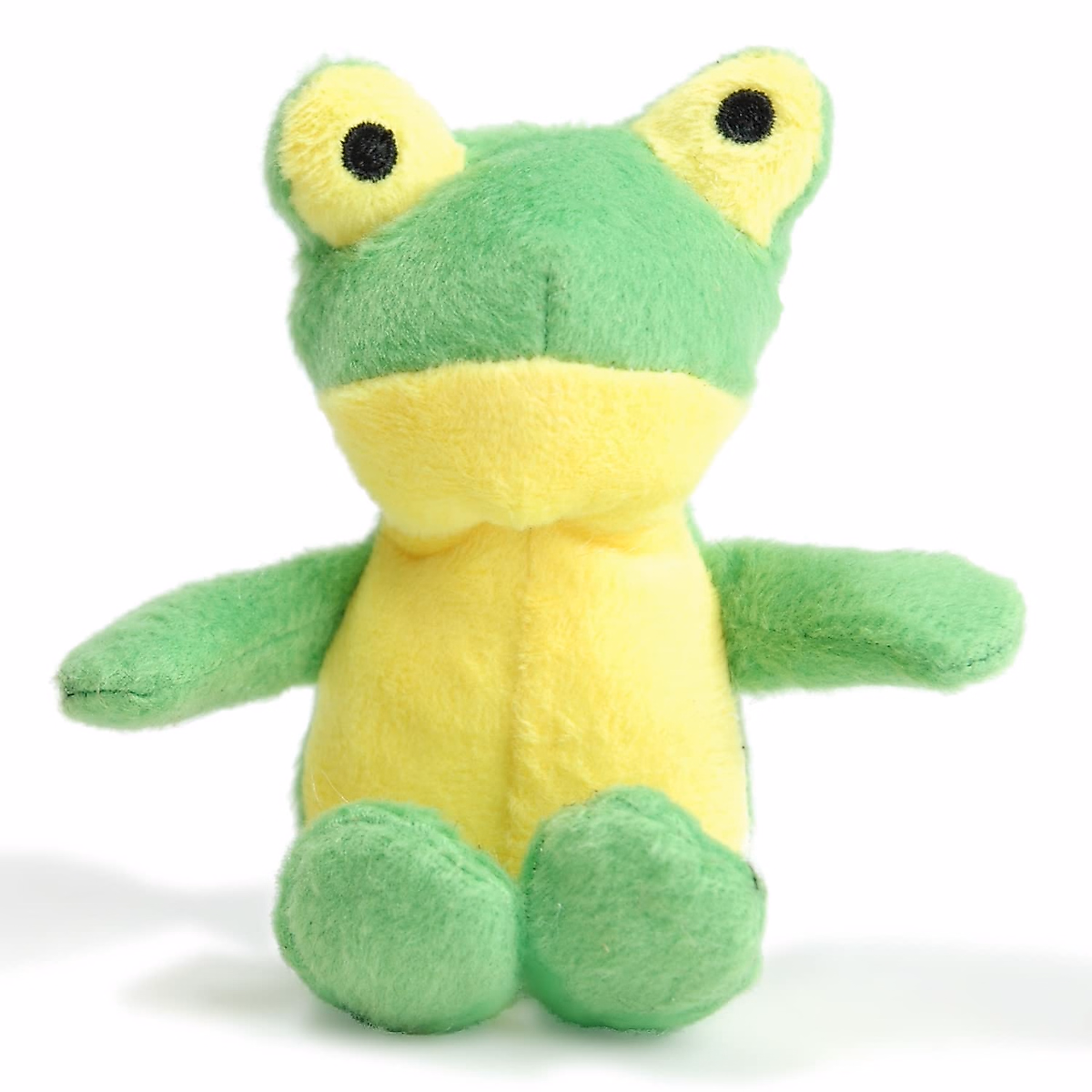 Glory To Dog TinyToy Green Frog Plush Dog Toy for Puppies and Small Dogs