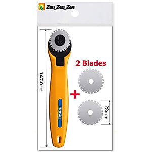 OLFA Perforation Cutter 28 235B / Replacement Blade(28mm) 2 Blades XB194 (with Our Shop Original Description of Goods)[ Zen_Zen_Zen Original Package]