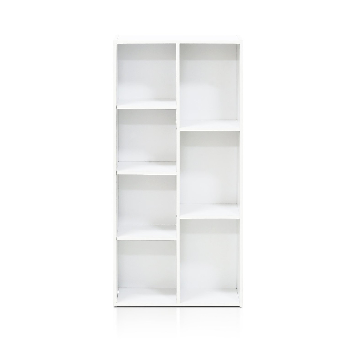 Furinno Bookcase, Computer Desk and Storage Bundle (White/Black)