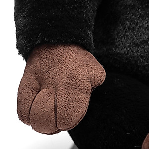 HollyHOME Plush Chimp Stuffed Animal Stuffed Gorilla Plush Toy Gift for Kids 10 Inch
