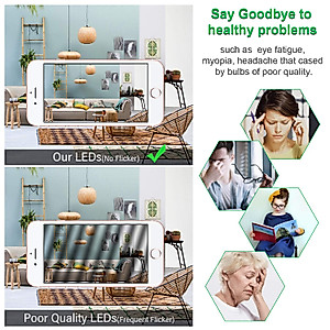 MAXvolador 12-Pack A19 LED Light Bulbs, 100 Watt Equivalent LED Bulb, 5000K Daylight White, 1100 Lumens, E26 Medium Base, CRI 85+, Non-Dimmable