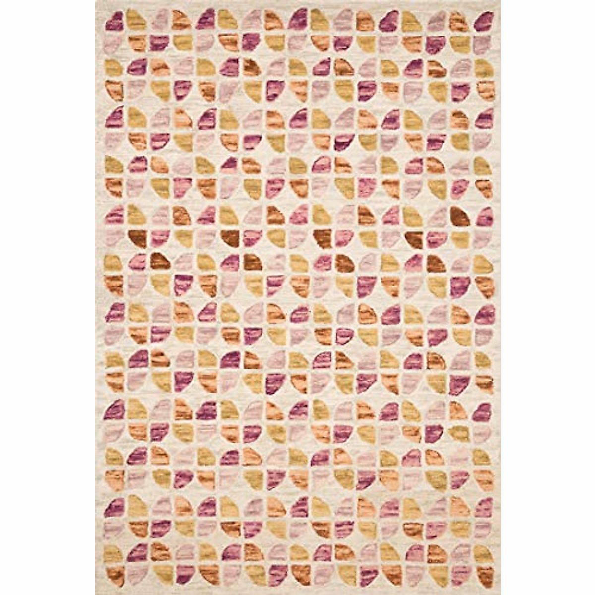 Justina Blakeney Hallu Area Rug, Ivory/Sunset