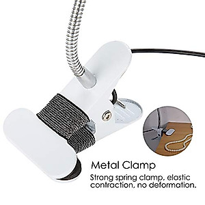 Makeup Table Lamp, USB Makeup Tattoo LED Lamp, Beauty Lamps, Microblading Light Beauty Table Lamp with Clamp LED Desk Lamp for Eyebrow/Eyeliner