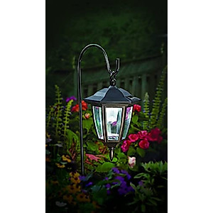 MAGGIFT 34 Inch Hanging Solar Lights Outdoor Waterproof Solar Garden Lights with 2 Shepherd Hooks Landscape Lighting for Lawn Patio Yard Pathway Driveway,2 Pack