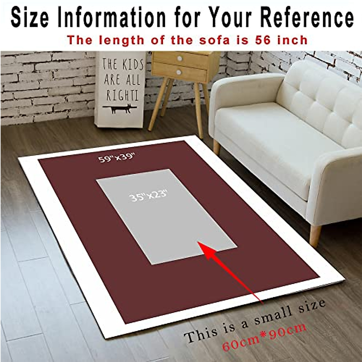 ELKEYE Gamer Rug Boys Game Controller Rug Gamer Video Player Floor Mat Gamepad Pattern Throw Rug Game Room Bedroom Decor Polyester Mat, Black, 35''×23''