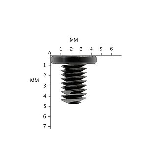 24 Pack of Black Zinc Laptop Screws Size M2.5x4MM PM2.5X4.0 M2.5X4L