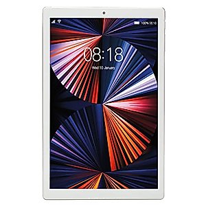 10in Tablet, 4GB RAM 5G WiFi Dual SIM Octa Core CPU HD Tablet 100 to 240V for Business (US Plug)