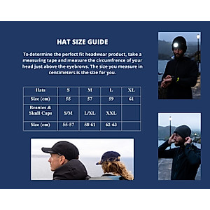 SEALSKINZ Unisex Waterproof Cold Weather Roll Cuff Beanie, Red, XX-Large