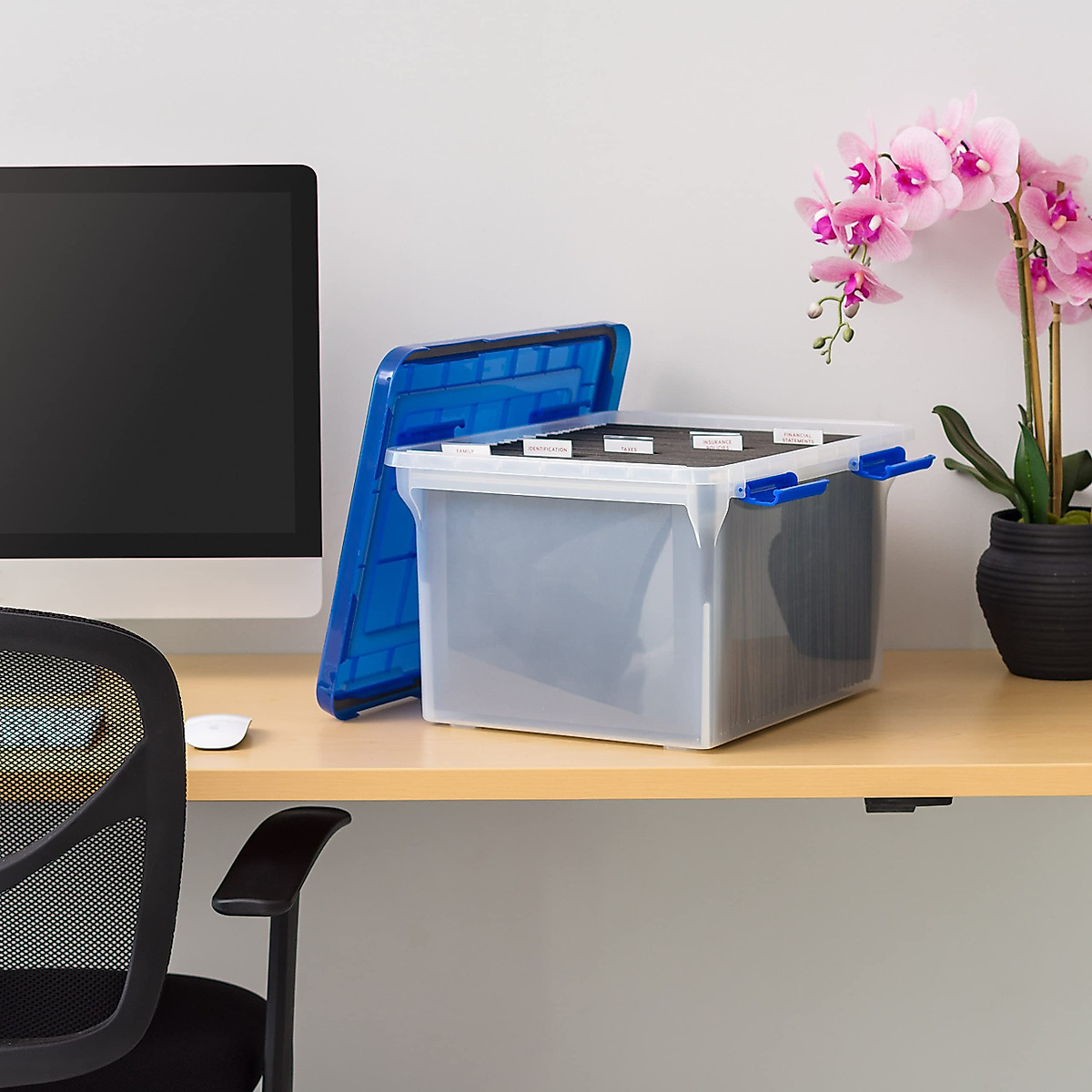 IRIS USA 3Pack Letter and Legal Size WEATHERPRO File Box