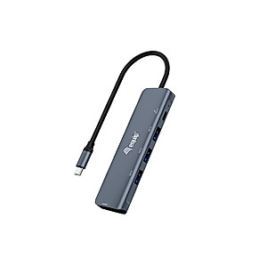Equip 133487 USB-C 5-in-1 Multifunction Adapter HDMI USB 3.2 Gen1 100W USB PD
