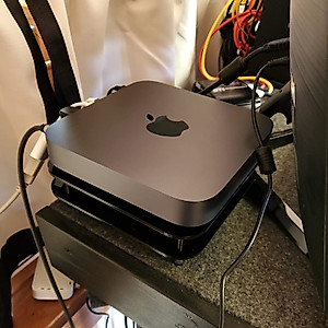 Yoqanr Mac Mini Radiator Cooling Fan Wind Speed Enhancement Modified Chassis ,Mini Radiator Overclock Base with 12cm Silent Fan