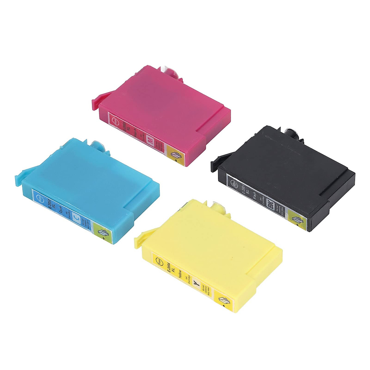 Gonetre Ink Replacement Combo Pack Ink 4 Colors Bk C M Y Abs Housing Fadeless Printing Combo Pack for Xp 200