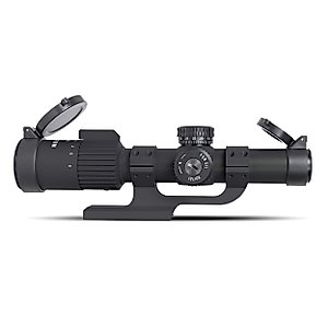 Monstrum Alpha Series 1-6x24 First Focal Plane FFP Rifle Scope | ZR300 H-Series Offset Scope Mount | Bundle