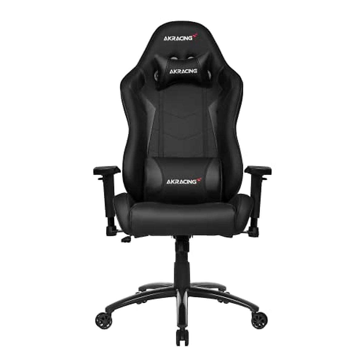 AKRacing Core Series SX Gaming Chair with High Backrest, Recliner, Swivel, Tilt, Rocker and Seat Height Adjustment Mechanisms with 5/10 Warranty - Black