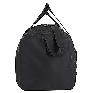 40 Liter, 22 Inch Duffle Bags for Women, Men, Travel Heavy Duty (Black)