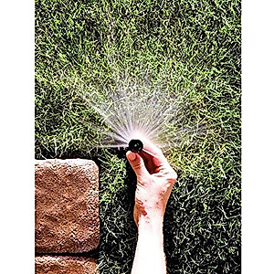 Rain Bird 1804APPR25 Pressure Regulating (PRS) Professional Pop-Up Sprinkler, Adjustable 0° to 360° Pattern, 8' - 15' Spray Distance, 4" Pop-up Height