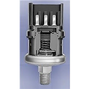 HSIOT Ind Pressure Sensor Pressure Switch, 0-150psi, Dual Circuit, One circ adj SPST-N.O,N.C, Term: Packard Metri-Pack, Conn: 1/8-27 NPT M Thread, Op: -40250F