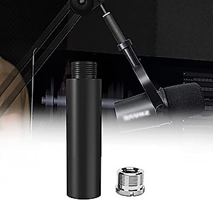 Boseen Mic Stand Extension Tube, 5/8" Female to 5/8" Male Microphone Extension Pipe for Desk Stands & Arm Stand