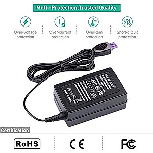 HKY 32V AC Adapter Compatible with HP Deskjet F4580 F4210 F4230 F4235 F4240 F4250 F4272 F4273 F4274 F4275 F4280 F4283 F4288 F4292 F4293 OfficeJet J4524 J4580 J4624 J4660 J4680,P/N 0957-2242 0957-2269