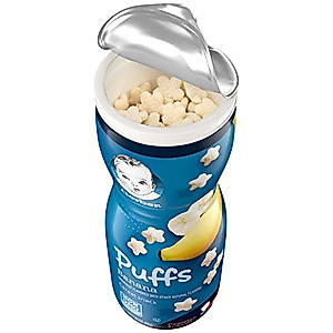 Gerber Puffs Variety Pack, 1 Banana, 1 Vanilla, 1 Blueberry, 3 CT