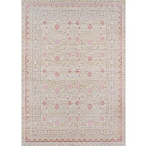 Momeni Rugs Isabella Traditional Oriental Flat Weave Area Rug, 7'10" x 10'6", Pink