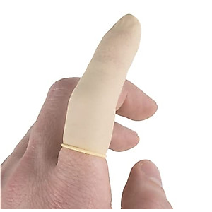 Medi-First Latex Finger Cots, Natural, Medium, 144 Count, (2 PACK)