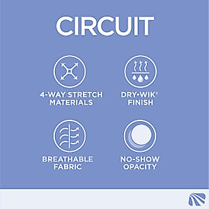 Marika Women's Standard Astrid Ultra High Rise Reversible Ankle Legging, Lavender Blue Paint/White Distress Snake, Small