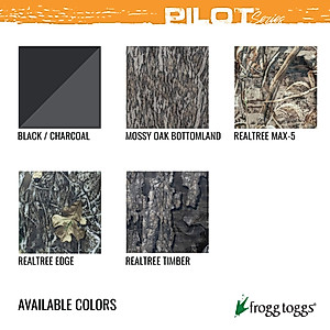 FROGG TOGGS mens Pilot Ii Guide Pant Pro Advantage Bib, Black/Charcoal, X-Large US