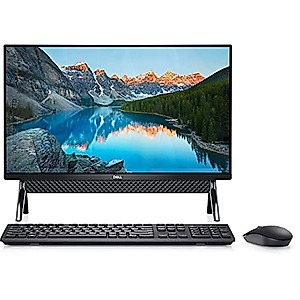 Dell Inspiron 5400 AIO Desktop, Intel Pentium Gold 2-Core Processor, 8GB DDR4 Memory, 256GB PCIe NVMe M.2 SSD, Windows 10 Home, 23.8" FHD Non-Touch Screen, Integrated Graphics