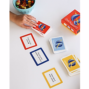 Chronicle Books Quicktionary: A Game of Lightning-Fast Wordplay, Includes 102 prompt cards; 1 rule book