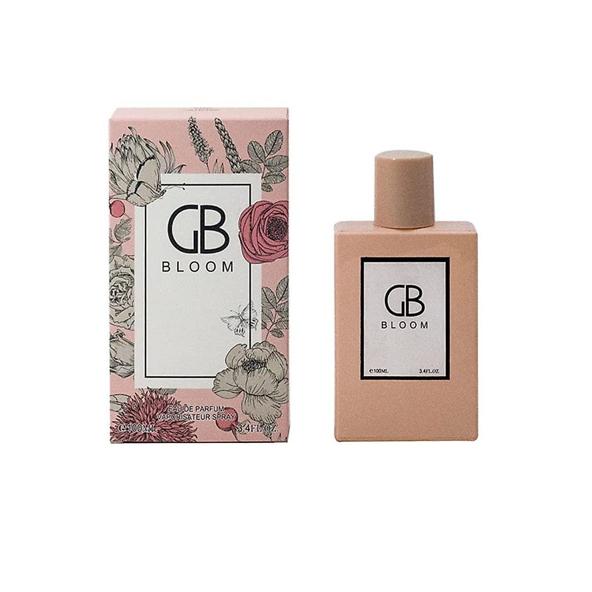 INSPIRE SCENTS GB Bloom Fragrance for Women Eau De Parfum Natural Spray Floral Scent, 3.4 Fl Oz - Clashoky (PACK OF 3) FREE OIL AND COOL GIRL TRAVEL SPRAY