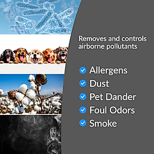 Prolux New Comfort 6 Stage UV, Ozone Generator Air Purifier Cleaner HEPA, Covers 3000 Feet, Acrylic, Home or Commercial Use, Adjustable, Powerful Fan, Portable