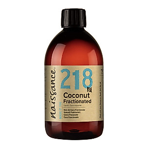 naissance Fractionated Coconut Oil 16 fl oz - Pure Natural, Vegan, Non GMO, Hexane Free, Cruelty Free - Moisturizing & Hydrating - Ideal for Aromatherapy, Massage and DIY Beauty Recipes