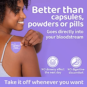 The Friendly Patch 28 Day Sleep Patches Snooze for Sleep Aid Support | Natural Sleeping Aid with Melatonin 7mg and Magnesium