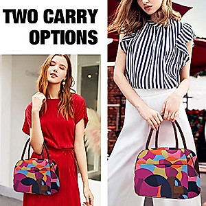 Lunch Bag for Women Adults Insulated Lunch Tote Bags Large Reusable Cooler Purse for Work Picnic Womens Lunch Box Food Containers Thermal Pack Bags Cute Lunchbox - Polka Dot 10L