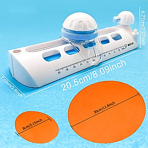 Circle Cutter Compass Circular Cutter for Cardstocks Craft Cutting Tools, Rotary Paper Cutter Trimmer Scrapbooking