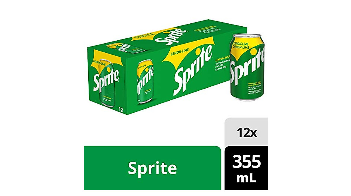 Sprite Lemon Lime Soda - Refreshing Canadian 12-Pack