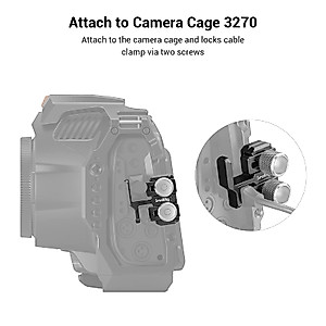 SmallRig Cable Clamp for HDMI & for USB-C for BMPCC 6K PRO - 3271