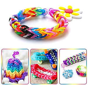 17160+ Loom Rubber Bands Refill Kit in 34 Color with 600 Clips,6 Hooks,1 Instruction, Premium Bracelet Making Kit for Kids Weaving DIY Crafting Gift