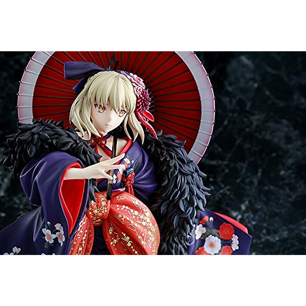 Kadokawa Fate/Stay Night: Heaven's Feel: Saber/Alter (Kimono Version) 1:7 Scale PVC Figure, Multicolor