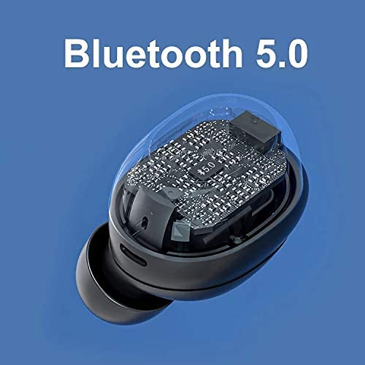 Edonka T9 True Wireless Earbuds with Charging Case, TWS Bluetooth 5.0 Headphones Stereo in-Ear for Running Sport