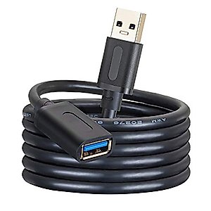 USB 3.0 Extension Cable 25Ft,USB 3.0 High Speed Extender Cord Type A Male to A Female for Playstation, Xbox, USB Flash Drive, Card Reader, Hard Drive,Keyboard, Printer, Scanner(25Ft/8M)