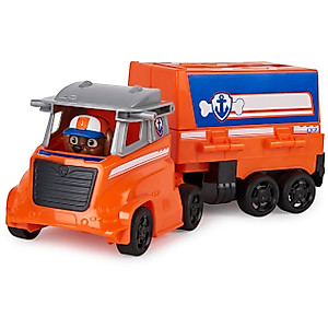 Paw Patrol, Big Truck Pup’s Zuma Transforming Toy Trucks with Collectible Action Figure, Kids Toys for Ages 3 and up