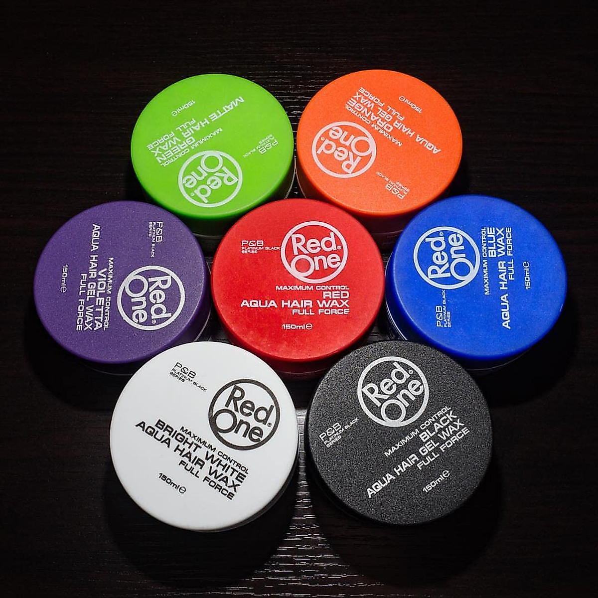 Red One Aqua Hair Wax 150ml Black