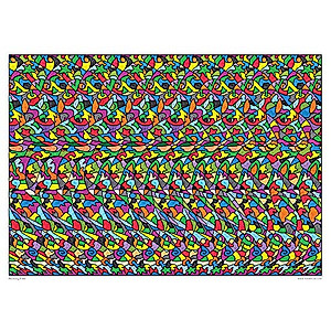 Set of Six 18"x13" Stereogram Posters (Set#2)