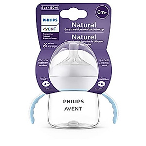 Philips Avent Sippy Cup Bundle with Natural Trainer Cup with Natural Response Nipple, 5 Ounce, 1 Pack + My Easy Sippy Cup, 9 Ounce, 2 Pack, Pink/Purple