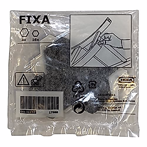 IKEA Fixa Furniture Pads Gray 20 Count - 4 Large - 16 Small